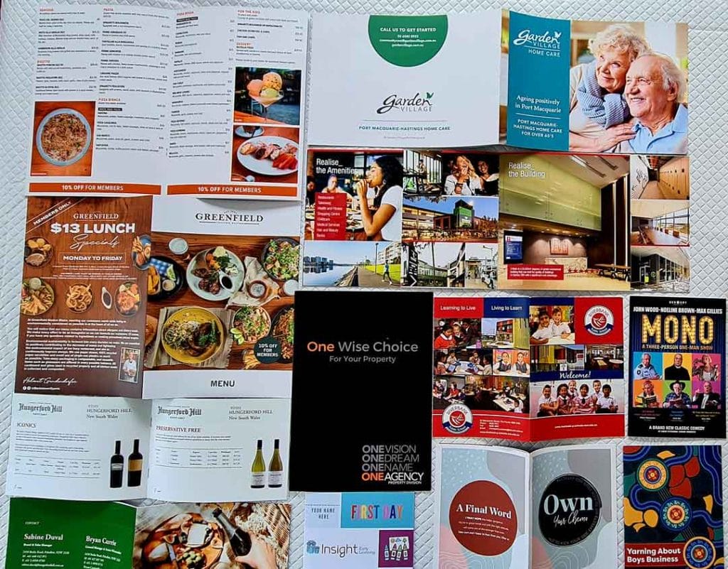 Wide range of print products available at Sydney’s Fastest Printer